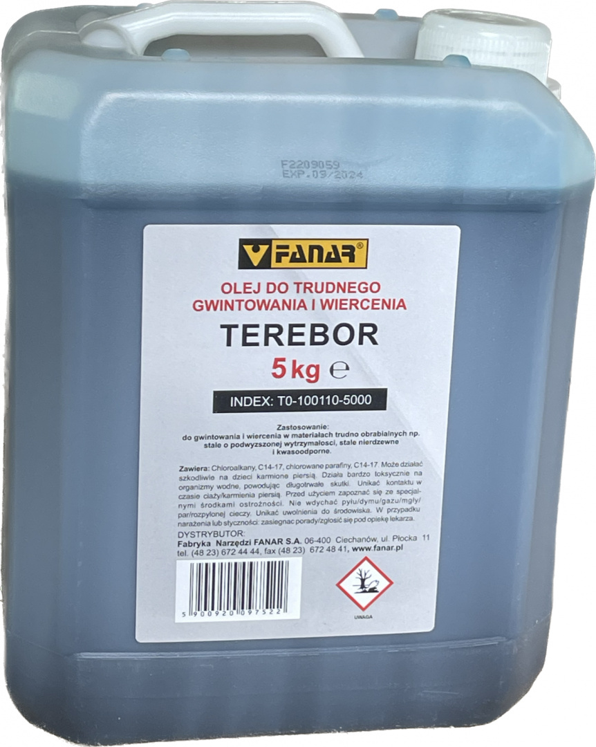 Preparat do gwintowania TEREBOR 5KG FANAR - sklep narzędziowy24.eu